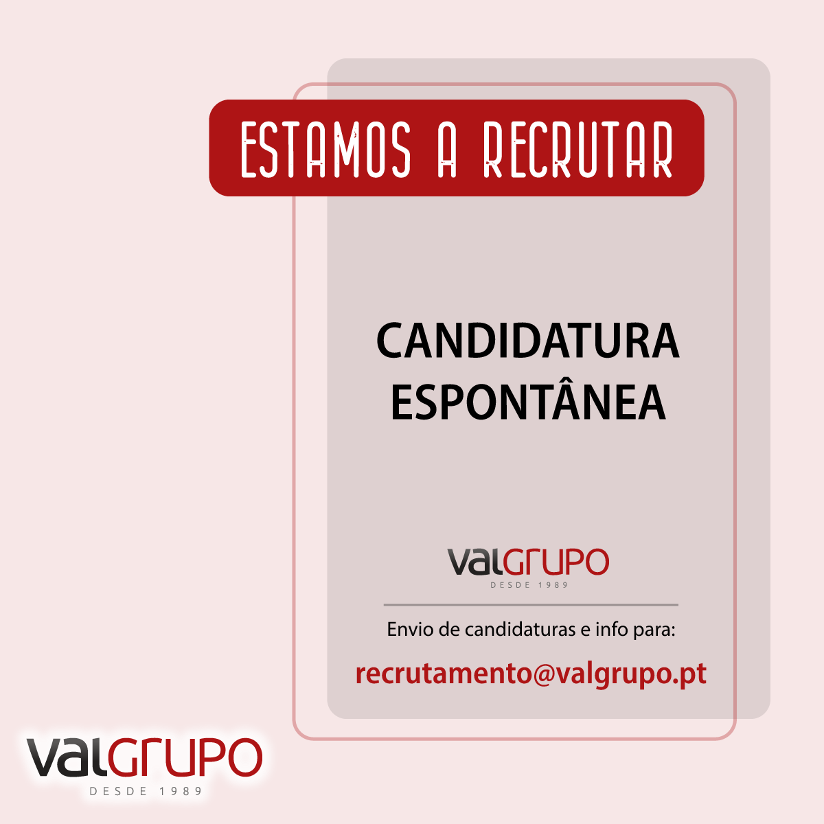 Candidatura Espontânea ValGrupo - transformação e criação agropecuária